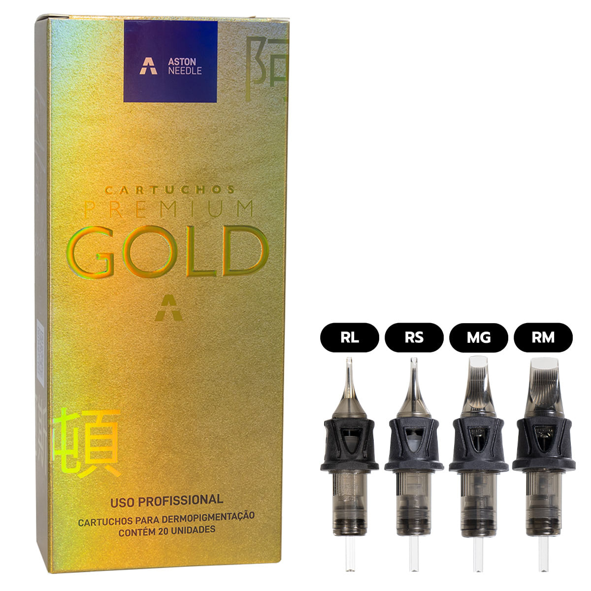 CARTUCHOS ASTON GOLD (RM - 0,30MM) COM 20 UNIDADES - Prodigy Company Store